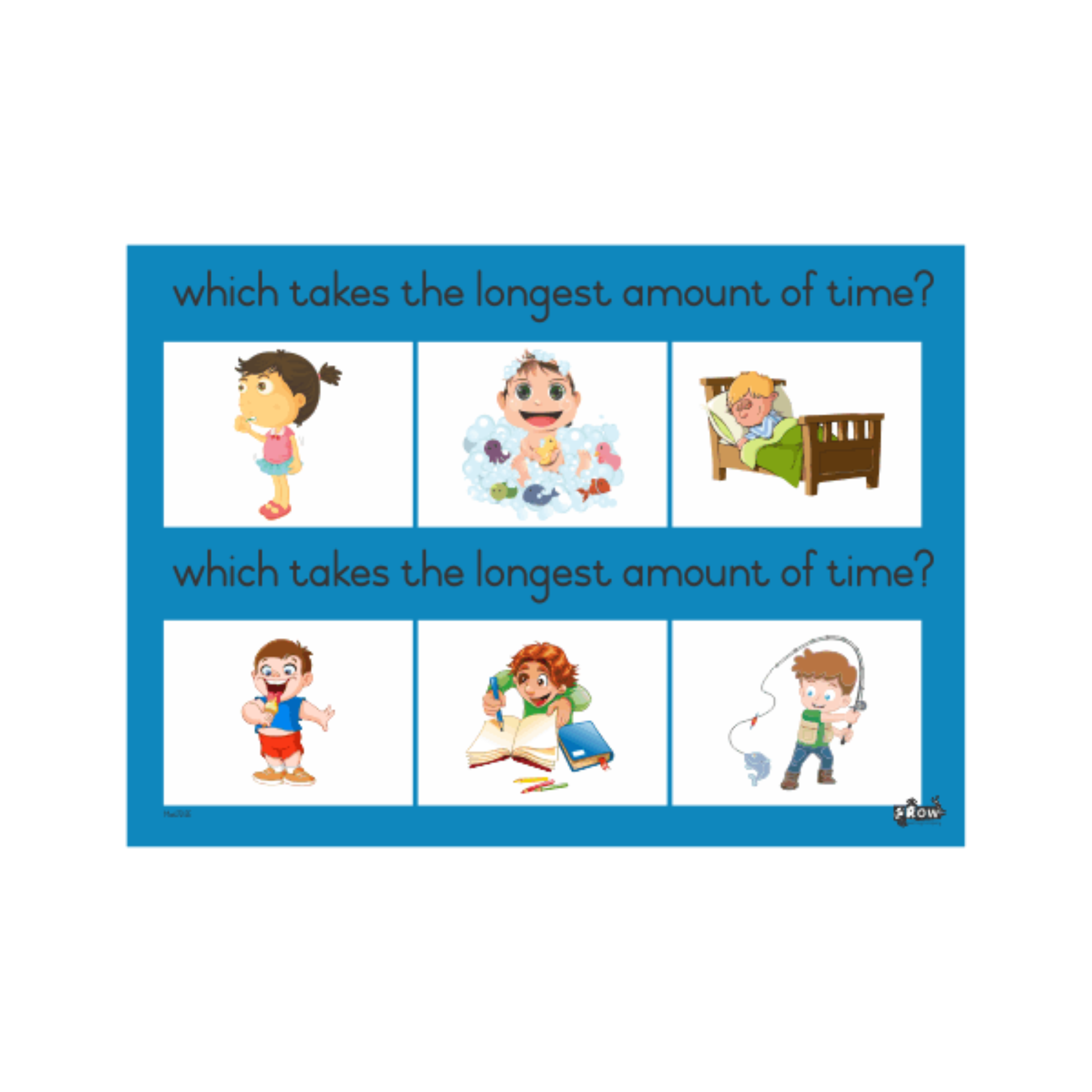 Time Concept - Wallchart – Grow Learning Company