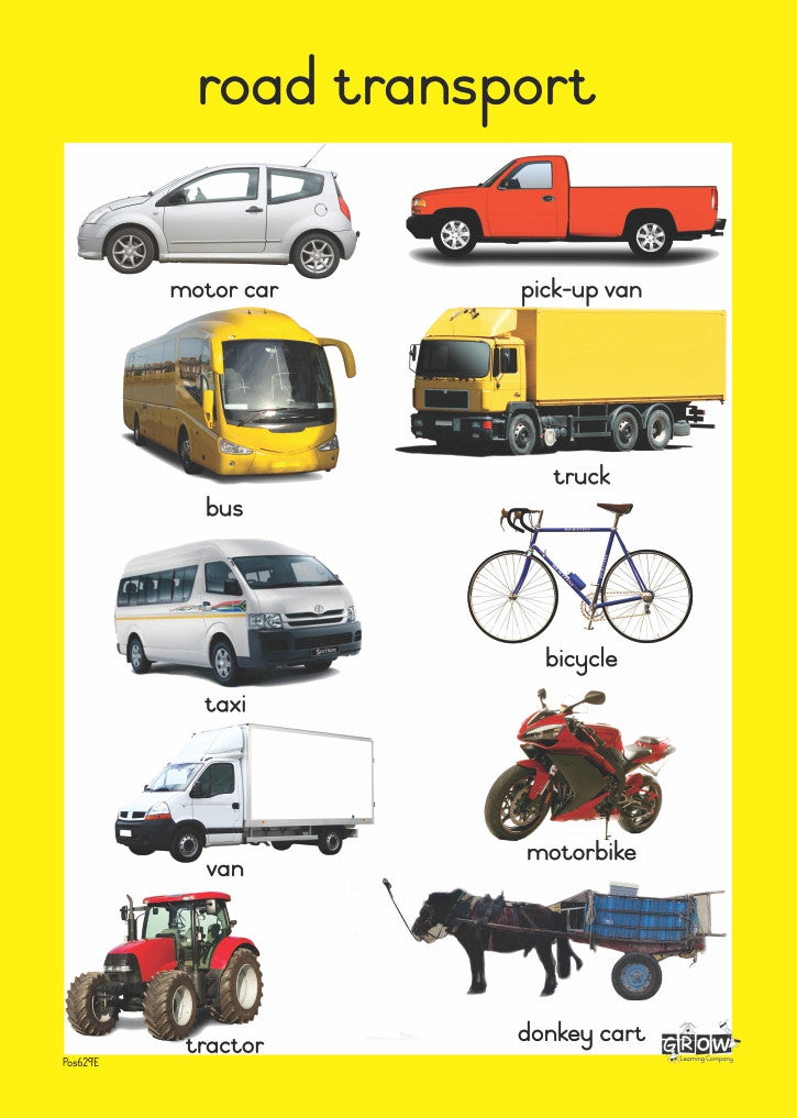 Land Transport - Foundation Phase Theme | Grow Learning Company